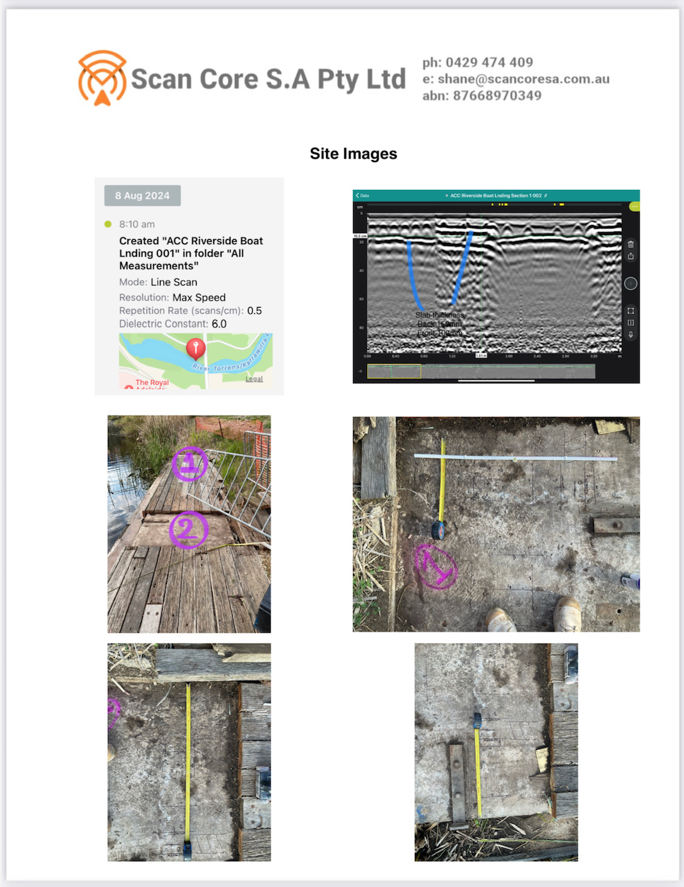 Report Examples – Scan Core S.A Pty Ltd