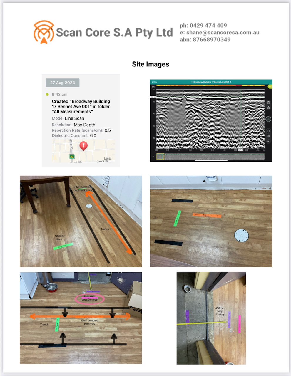 Report Examples – Scan Core S.A Pty Ltd